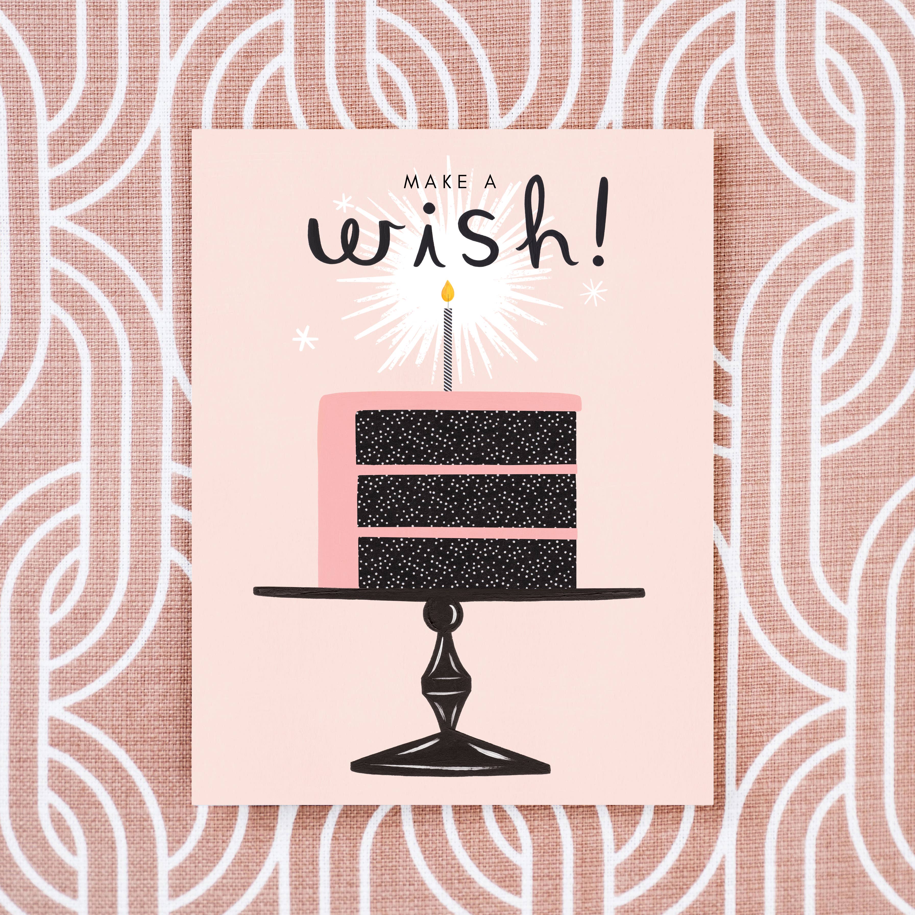 Make A Wish Greeting Card – She Loves Me
