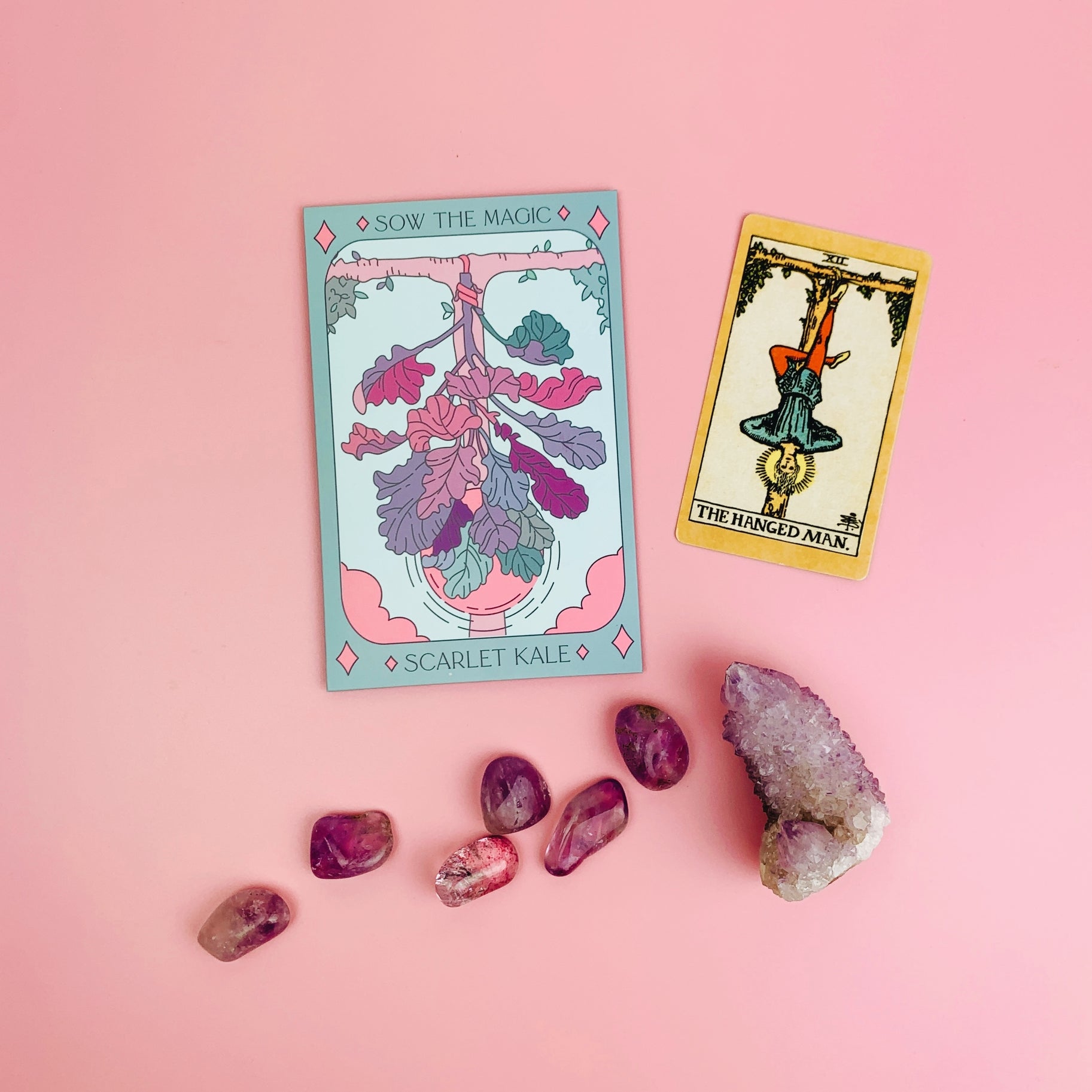Scarlet Kale Tarot Garden + Gift Seed Packet – She Loves Me