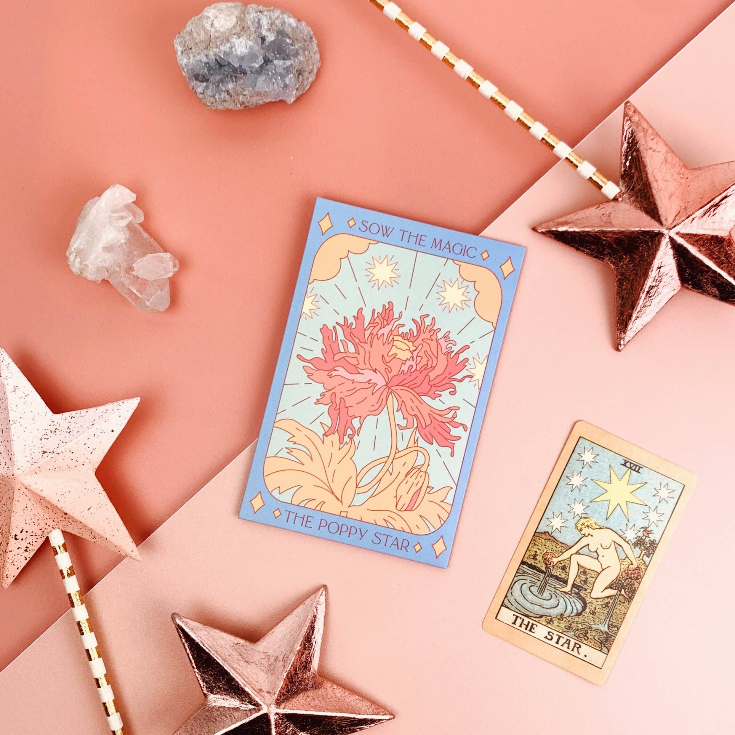The Poppy Star Tarot Garden + Gift Seed Packet – She Loves Me